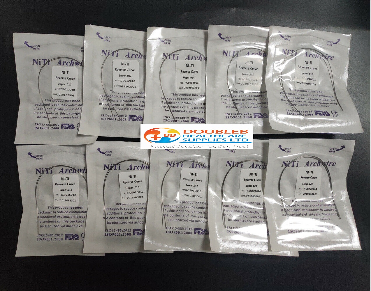 Arch Reverse Curve Niti Round wire – DoubleB Healthcare Supplies